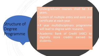 National Education Policy 2020 & Higher Education | PPTX