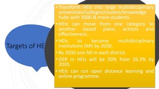 National Education Policy 2020 & Higher Education | PPTX