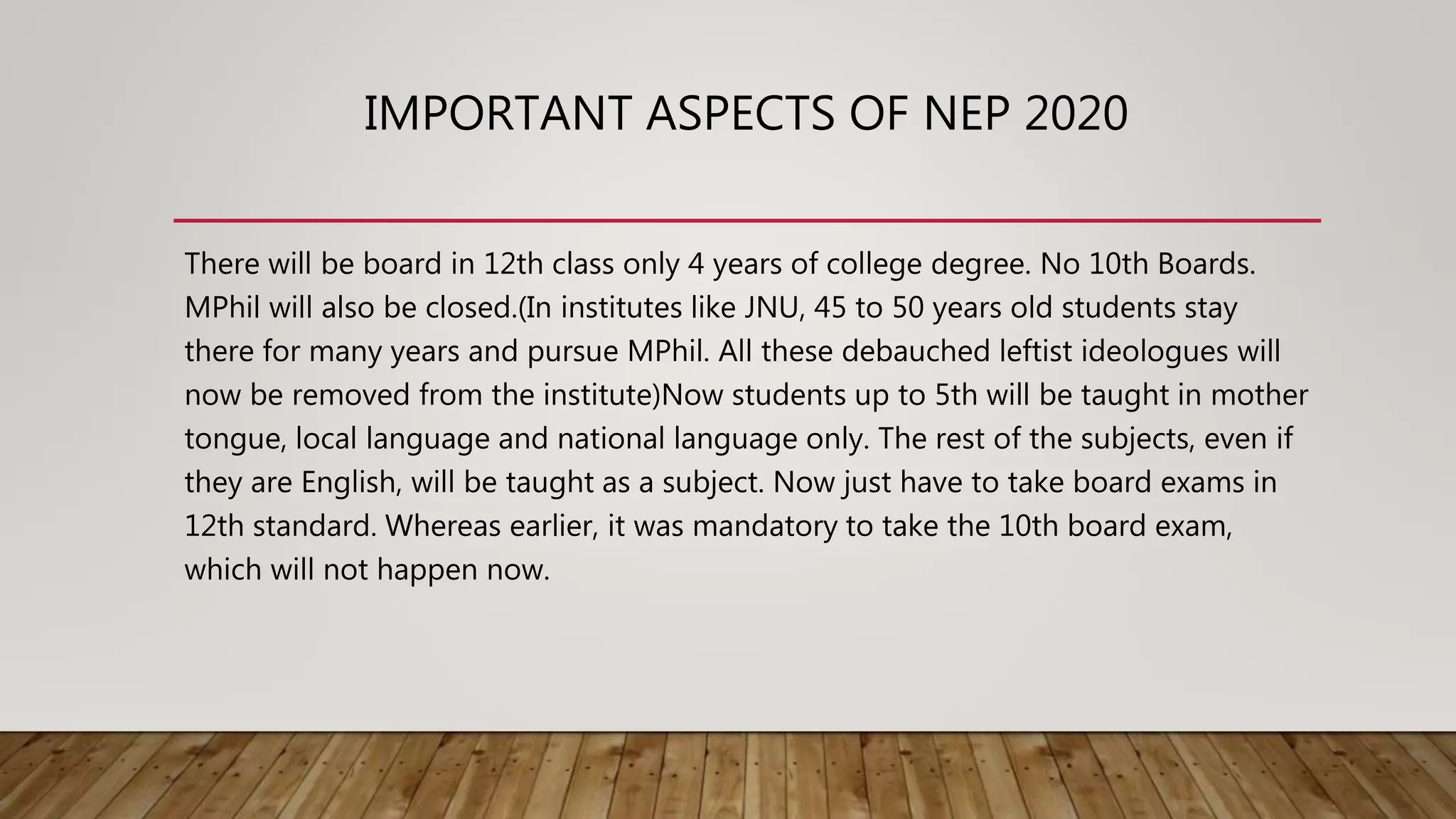 National education policy (nep) | PPTX
