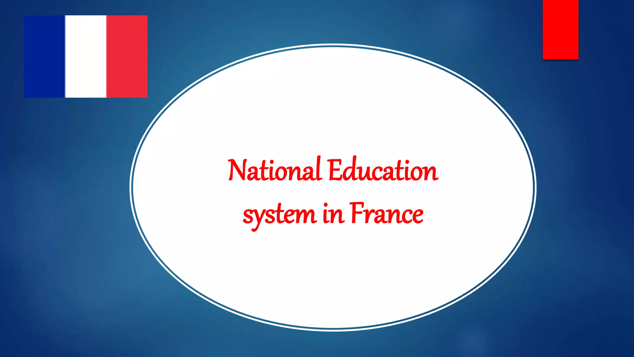 National education system in france | PPT