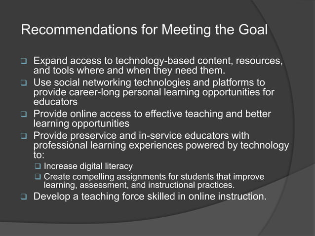 National Education Technology Plan 2010 | PPT