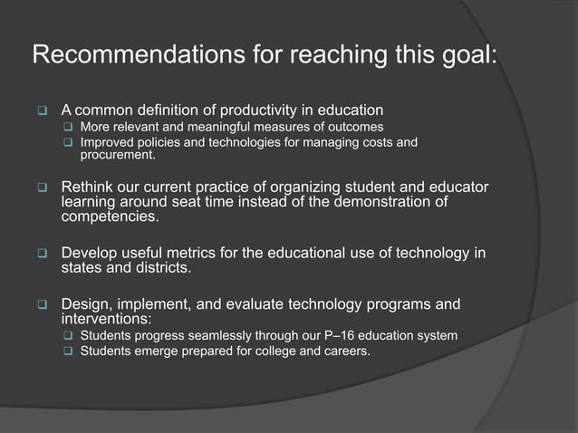 National Education Technology Plan 2010 | PPT