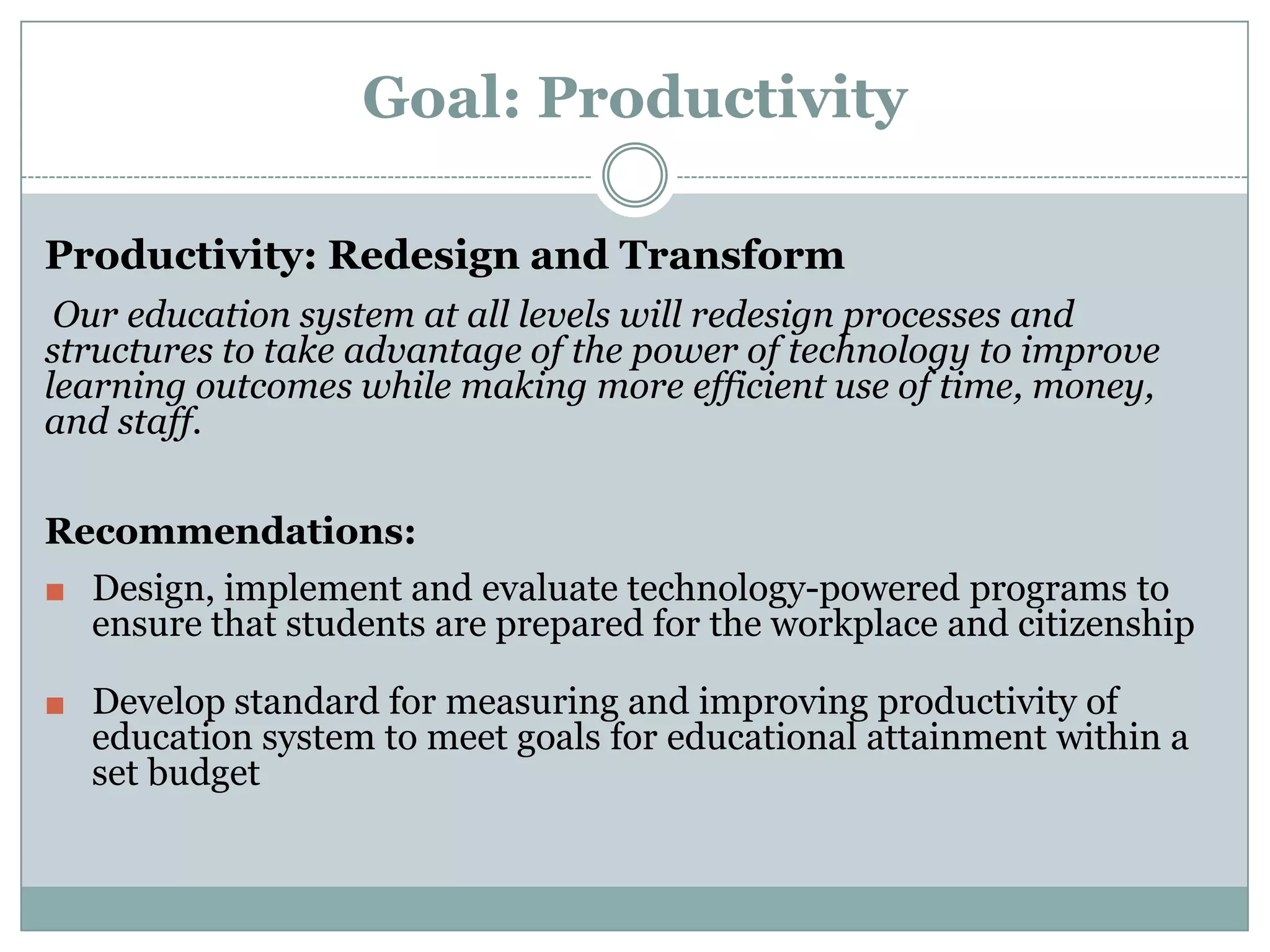 National education technology plan 5 2010 | PPTX