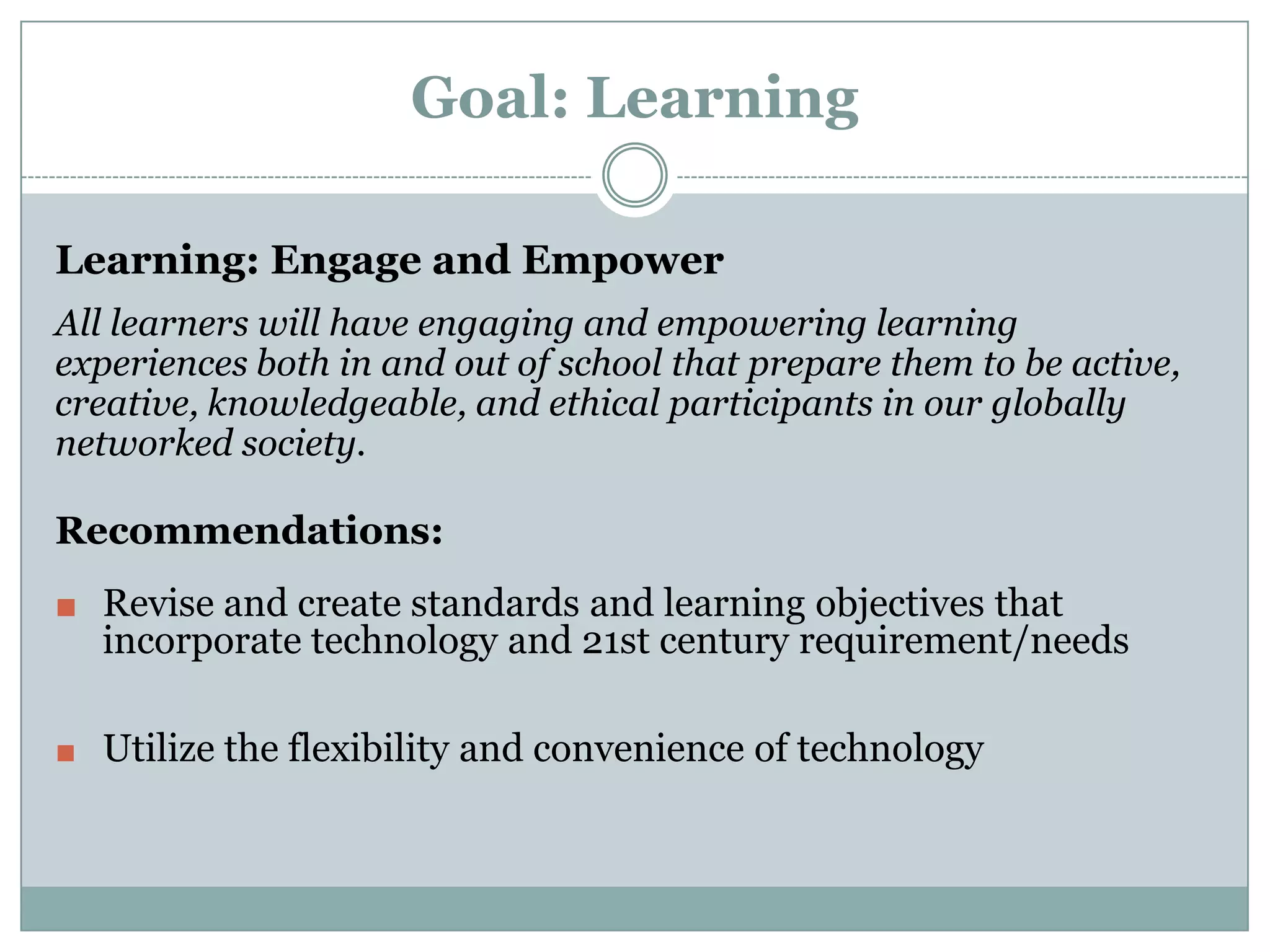 National education technology plan 5 2010 | PPTX