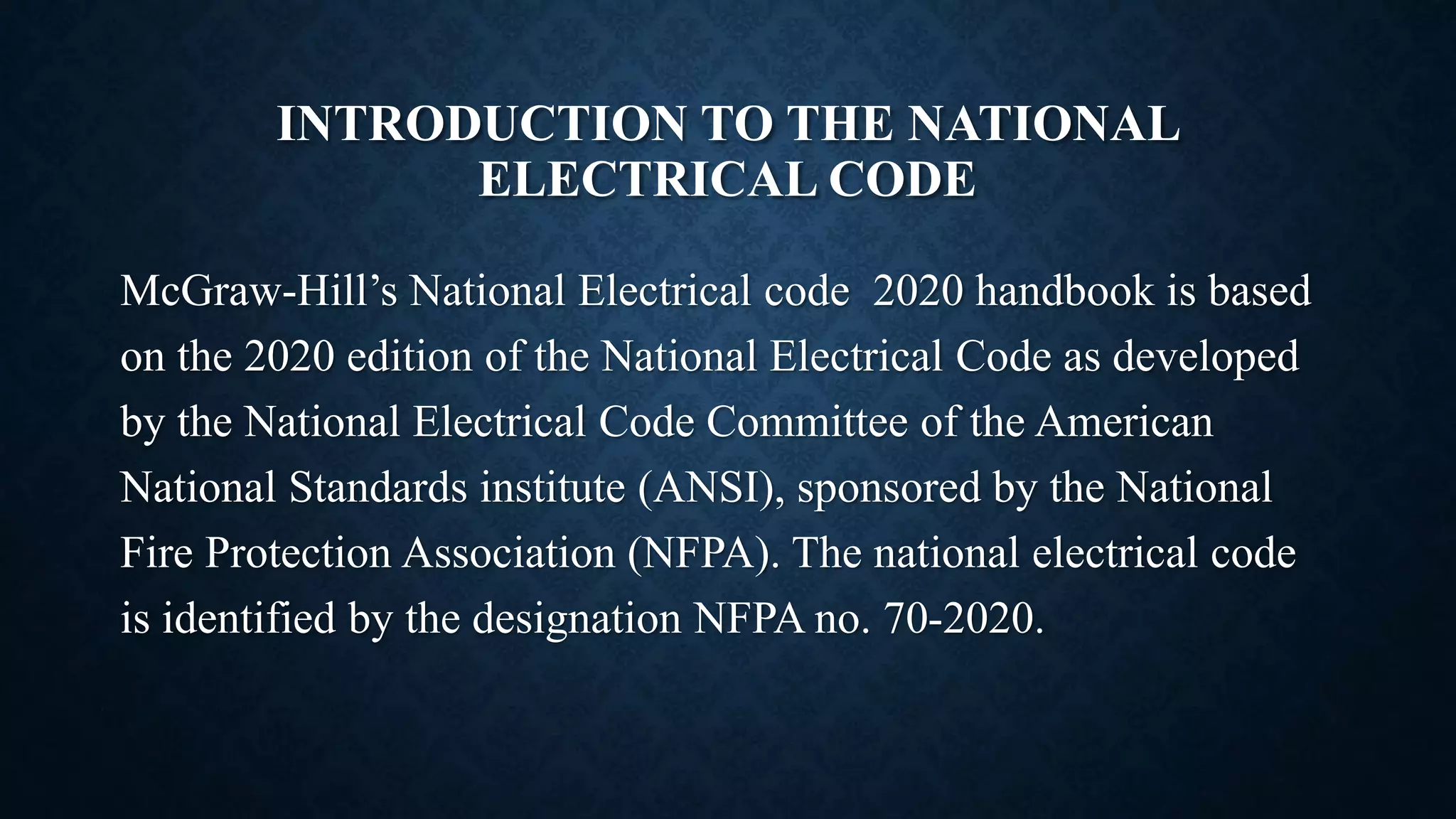 National electrical code.pptx