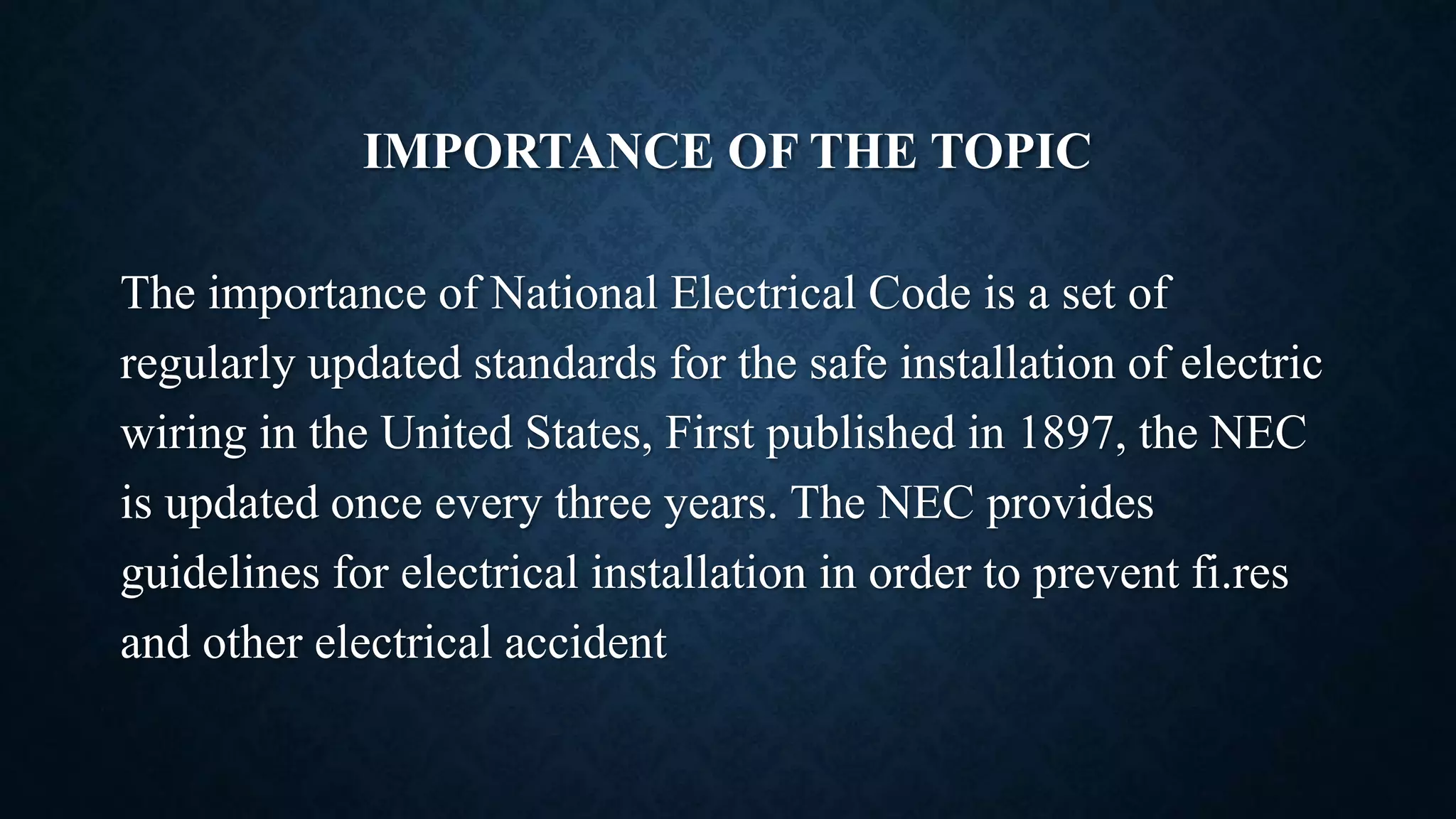 National electrical code.pptx