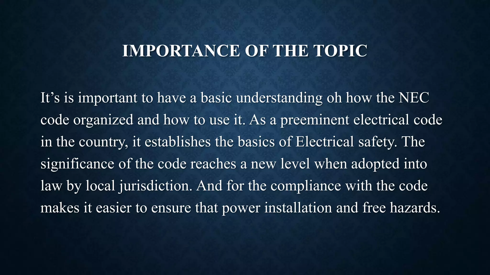 National electrical code.pptx