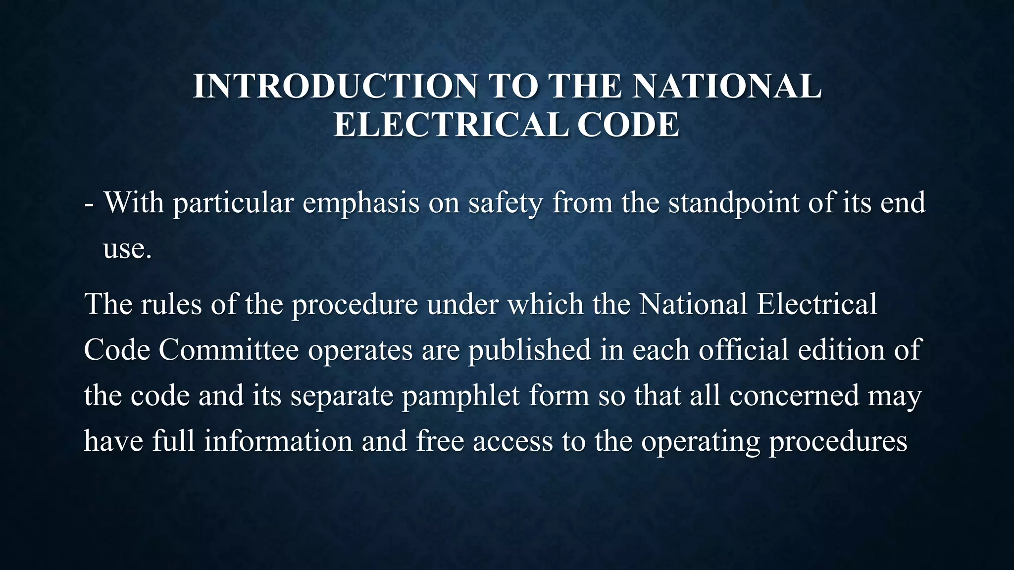 National electrical code.pptx