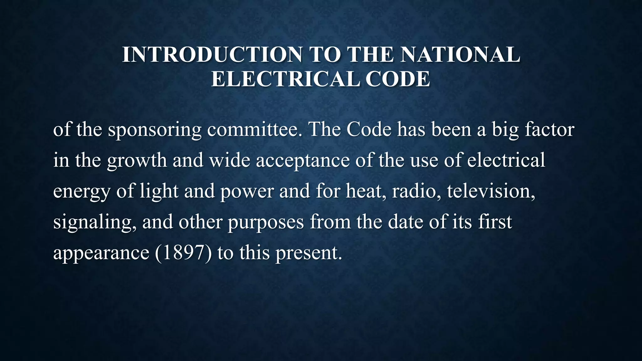 National electrical code.pptx