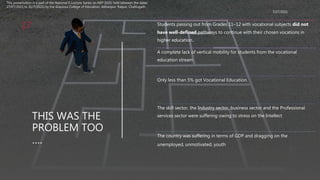 National e lecture series nep 2020 vocational education | PPTX