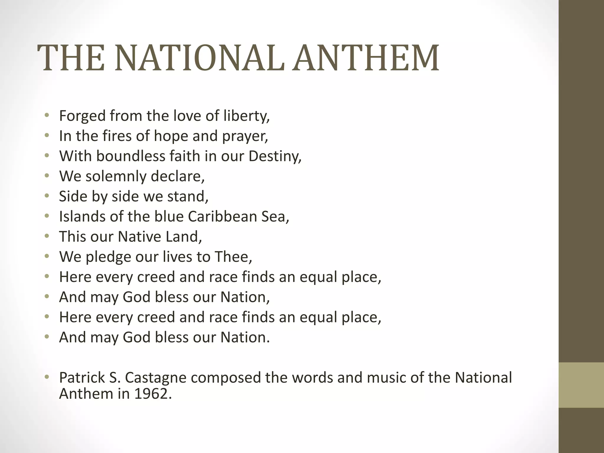 National emblems of trinidad and tobago | PPTX