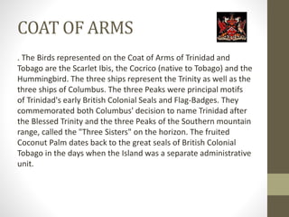 National emblems of trinidad and tobago | PPTX
