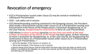 National emergency and centre state relations | PPT