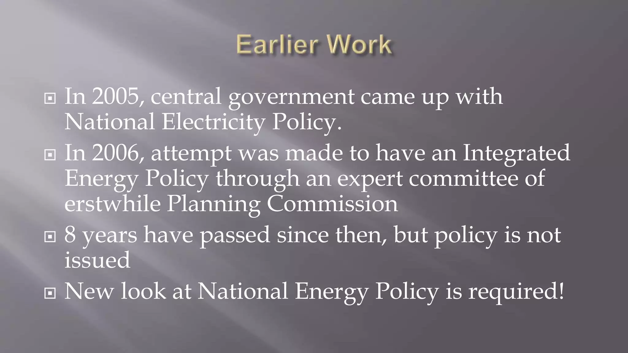 National energy policy nep presentation r1 | PPTX