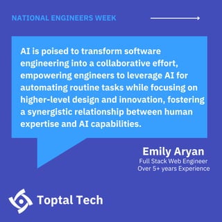 NATIONAL ENGINEERS WEEK WITH TOPTAL TECH | PDF