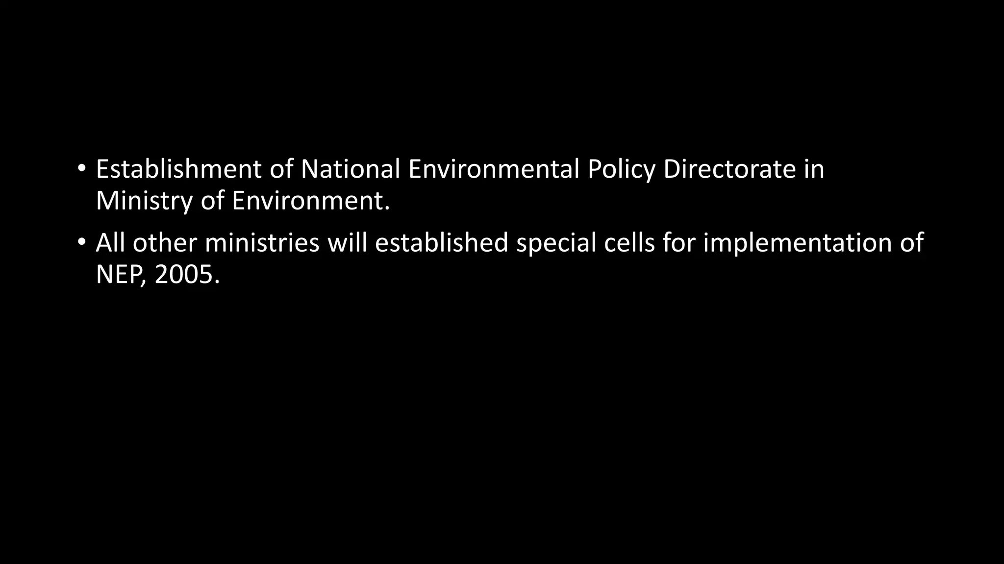 National Environmental Policy of Pakistan | PPTX