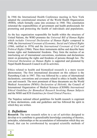 National ethical guidelines | PDF