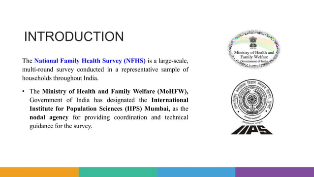 National Family Health Survey Ppt Adheeb 1 Pptx
