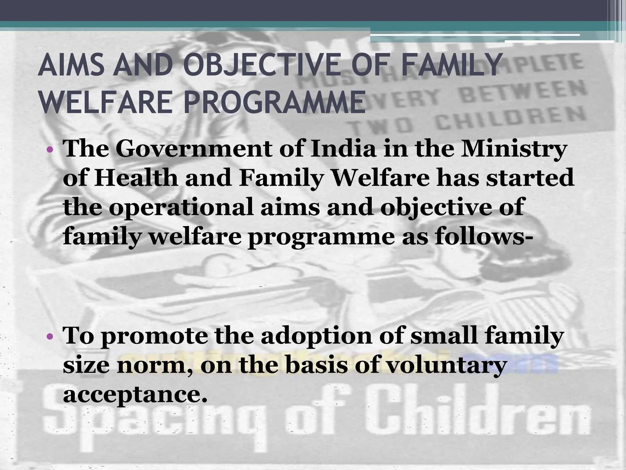National family planning programme india | PPTX
