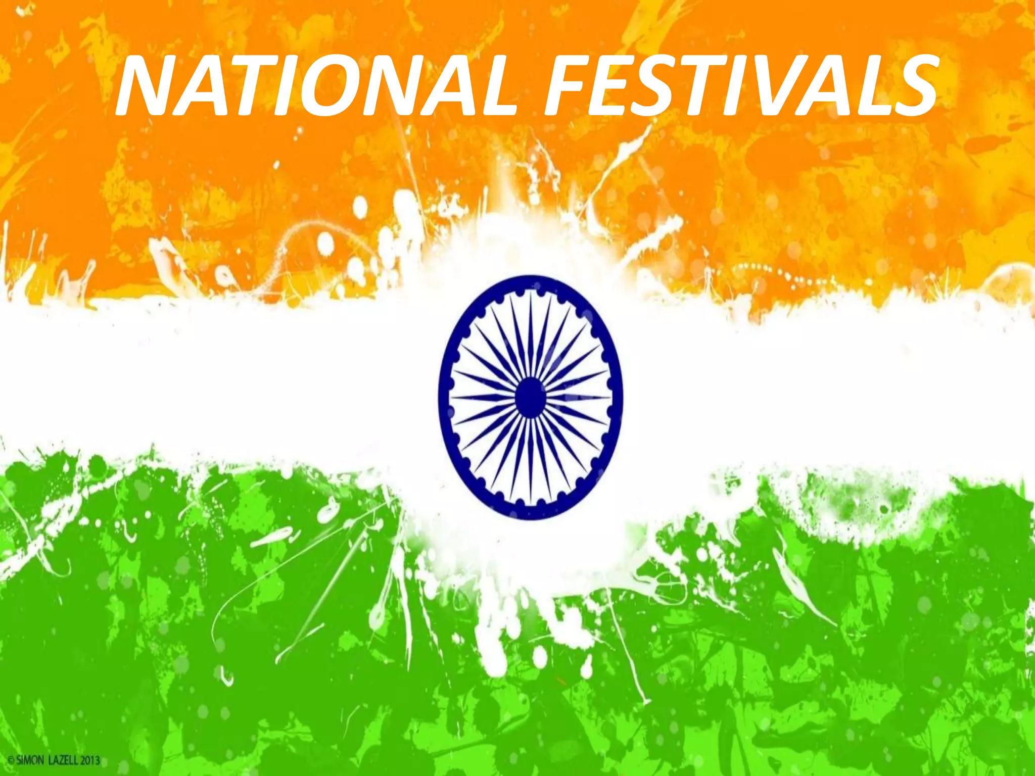 National festivals | PPTX