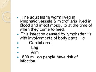 National filaria control programme | PPTX