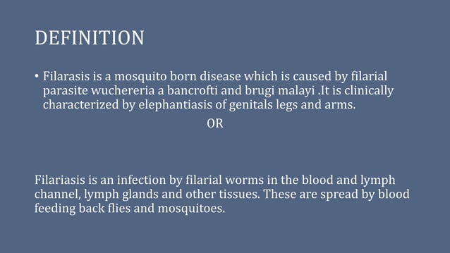 national Filaria control programme .pptx | Infectious Diseases ...