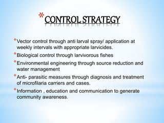 National filarial control programme | PPTX