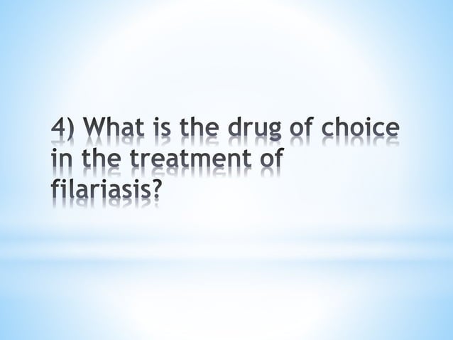 National filarial control programme | PPTX | Infectious Diseases ...