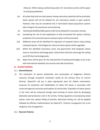 National fisheries policy_2020 | PDF