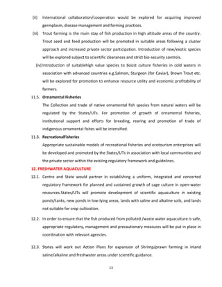 National fisheries policy_2020 | PDF