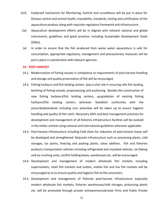 National fisheries policy_2020 | PDF