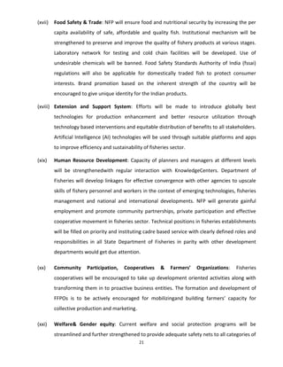 National fisheries policy_2020 | PDF