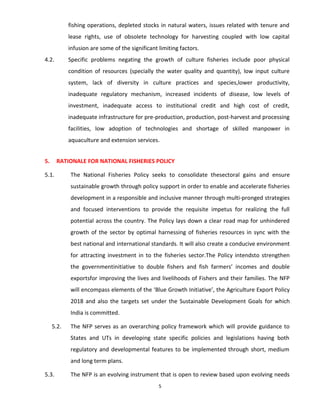 National fisheries policy_2020 | PDF