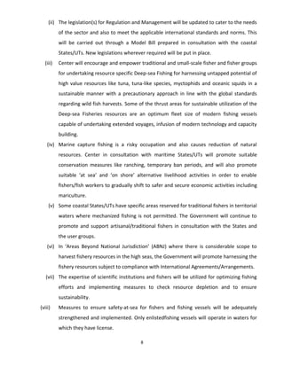 National fisheries policy_2020 | PDF