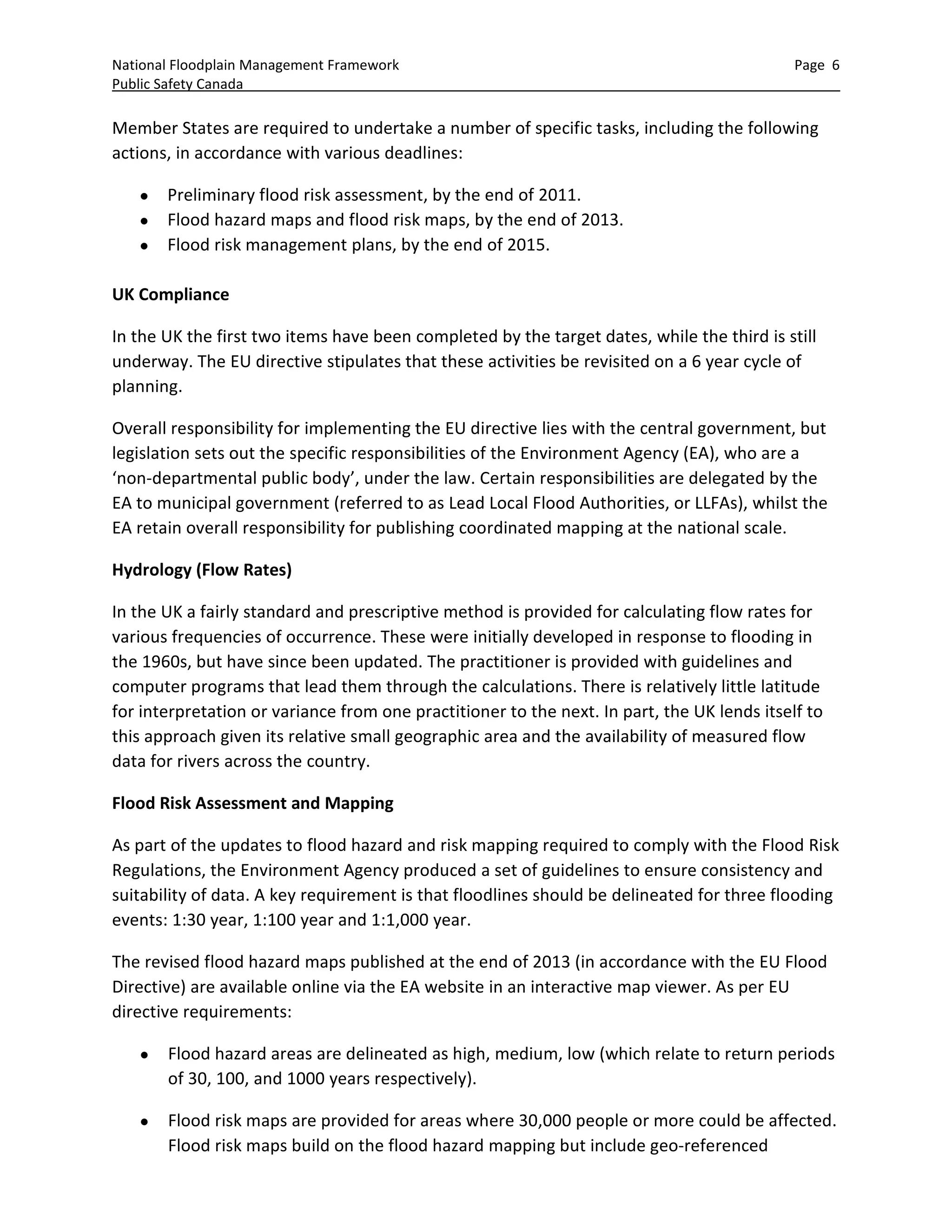 National Floodplain Mapping Assessment - Final Report | PDF