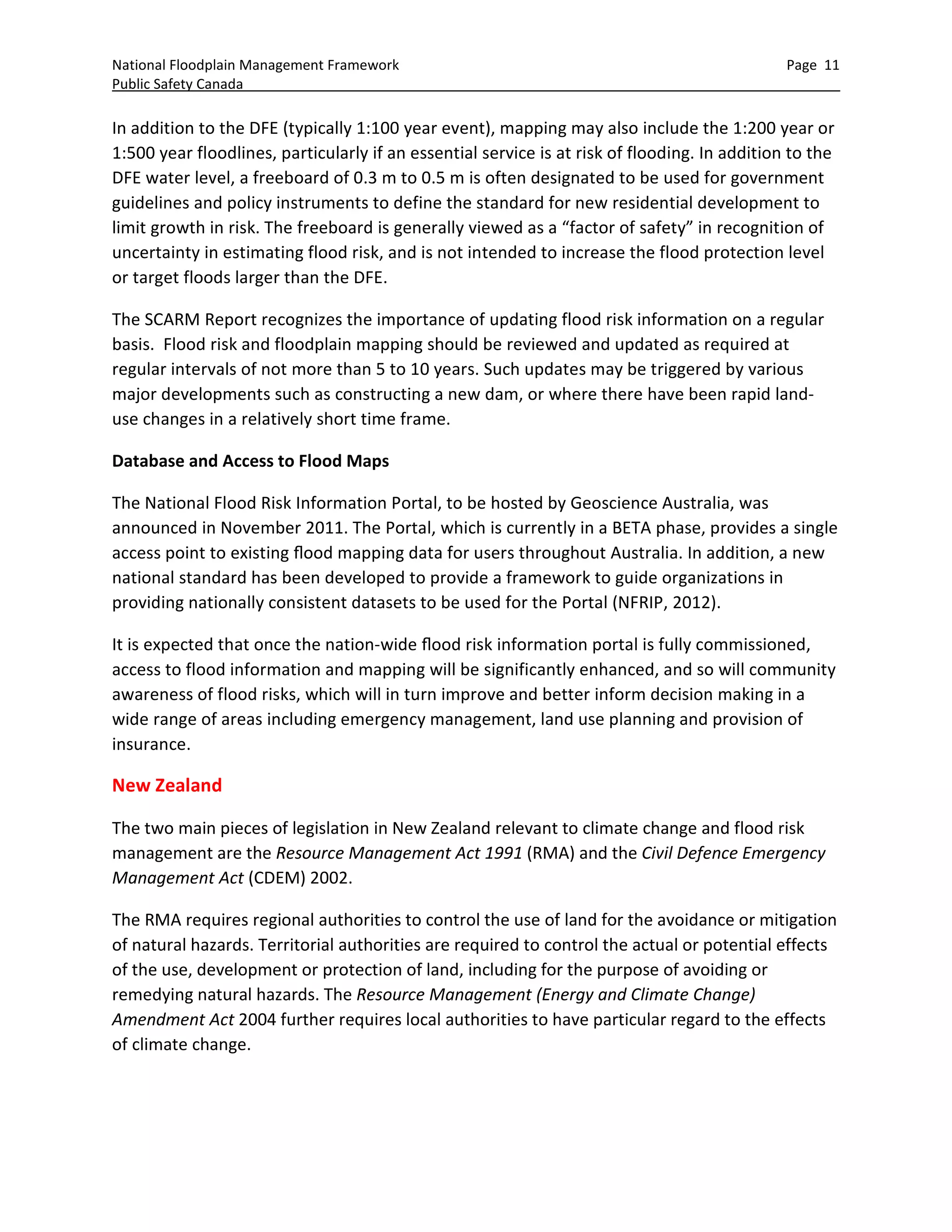 National Floodplain Mapping Assessment - Final Report | PDF