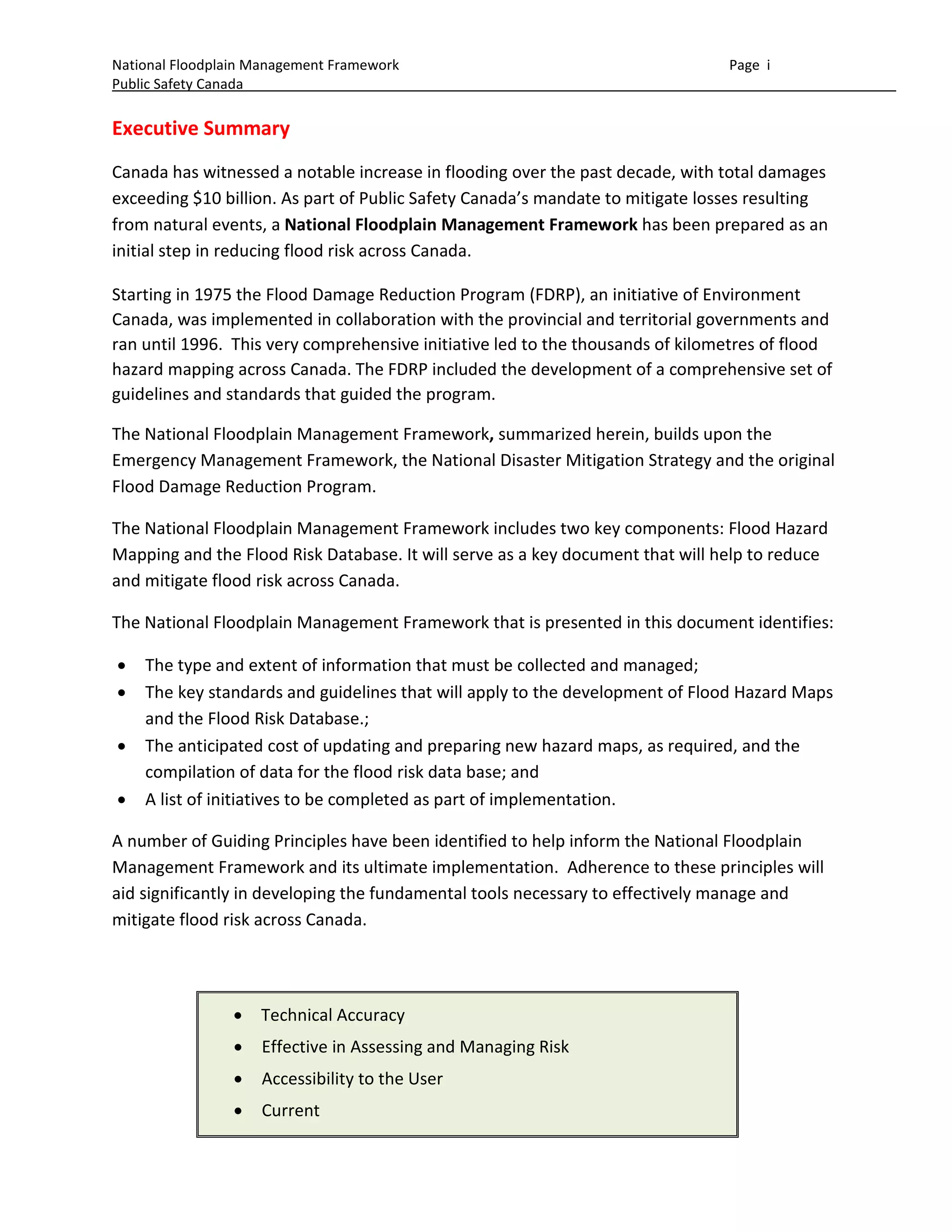 National Floodplain Mapping Assessment - Final Report | PDF