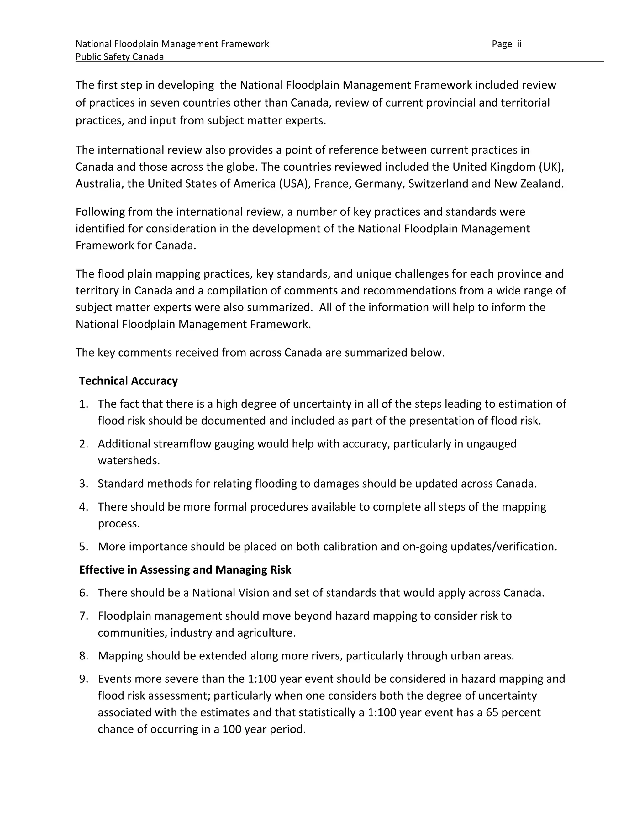 National Floodplain Mapping Assessment - Final Report | PDF