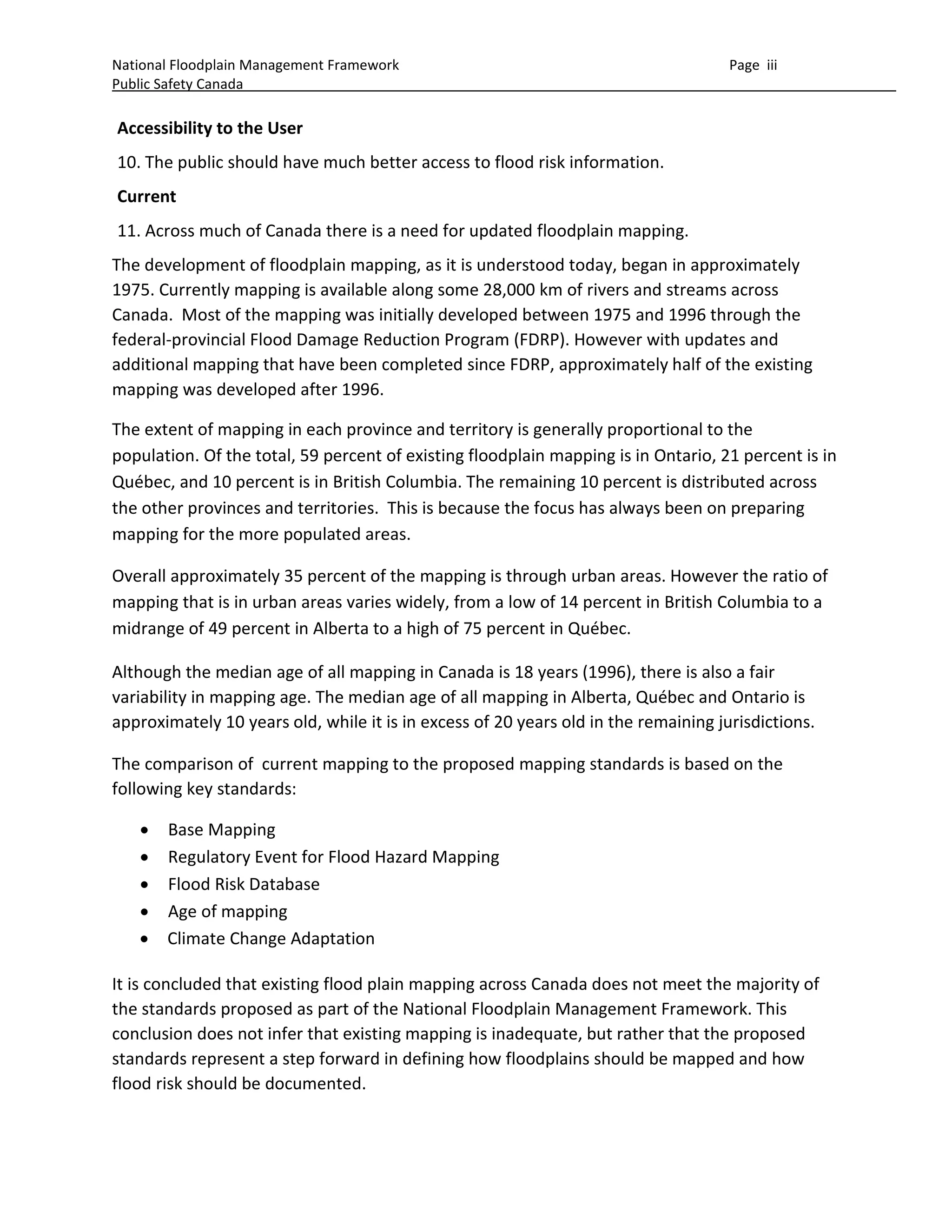 National Floodplain Mapping Assessment - Final Report | PDF