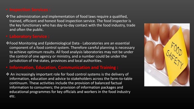 National Food Laws group 13 | PPT