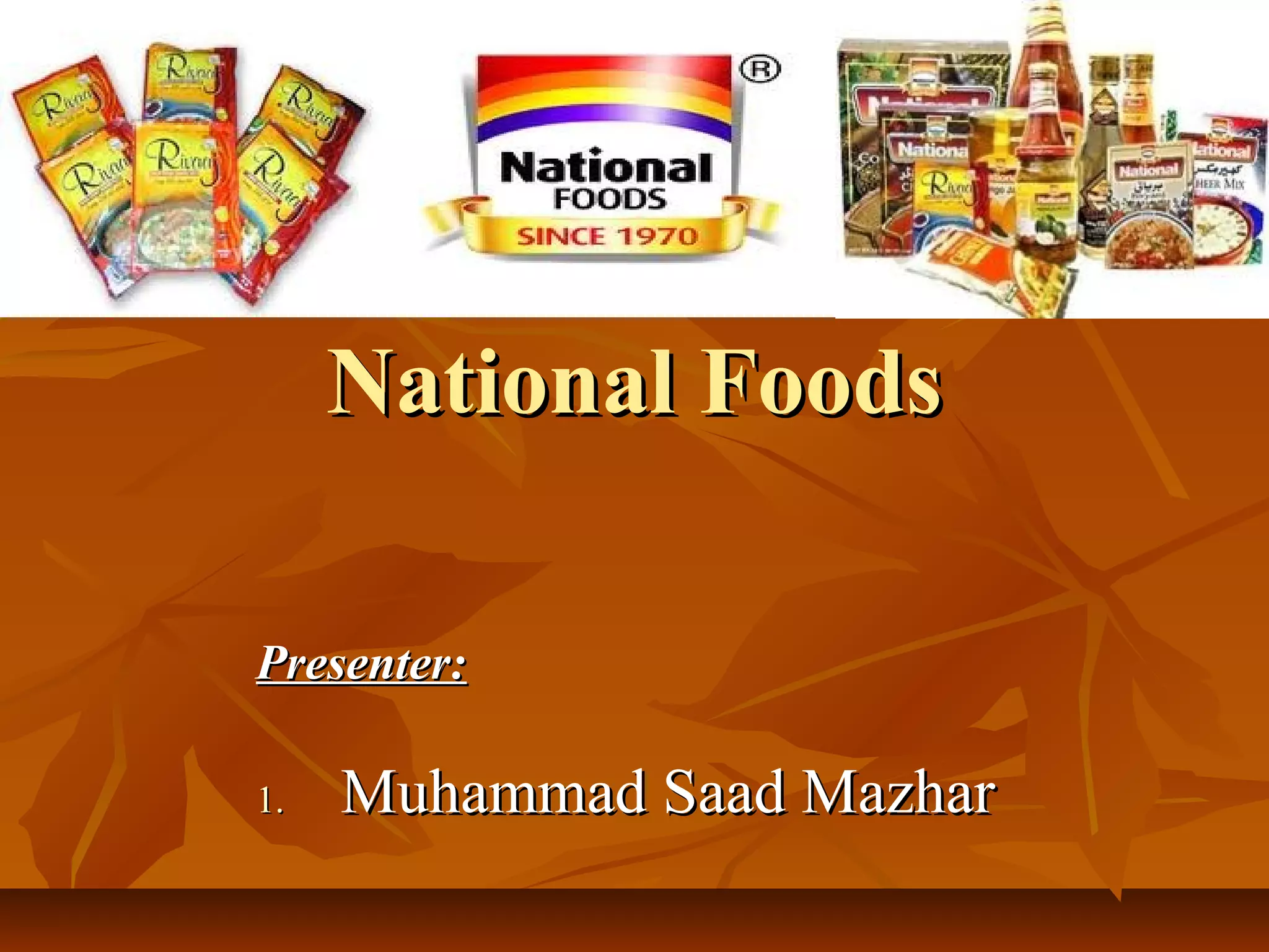 National foods | PPT