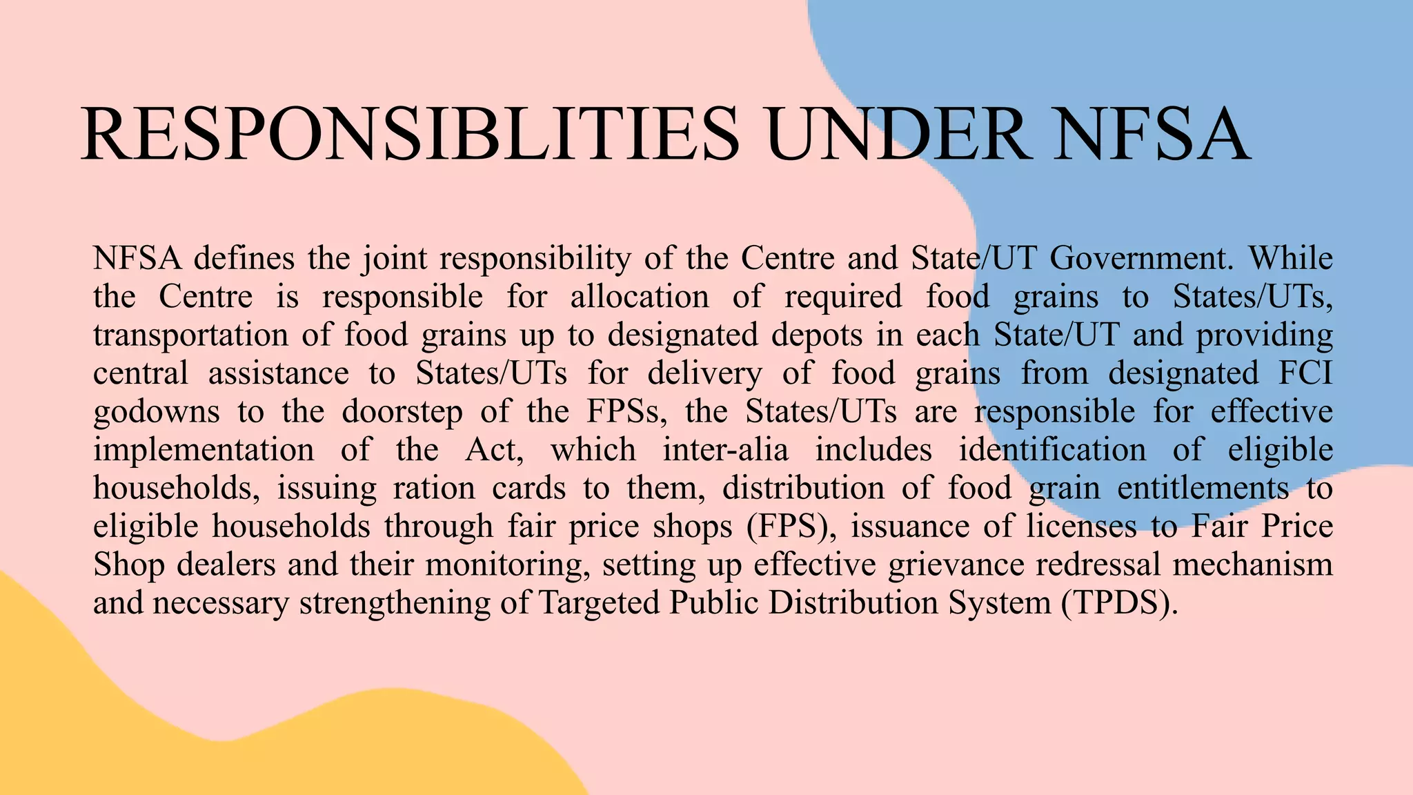 National food security act 2013 by Som Nepali | PPTX