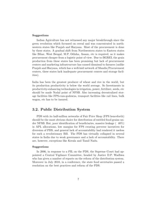 National food security bill | PDF | Government Support and Welfare ...