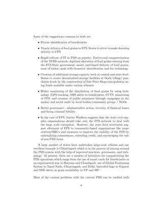 National food security bill | PDF | Government Support and Welfare ...