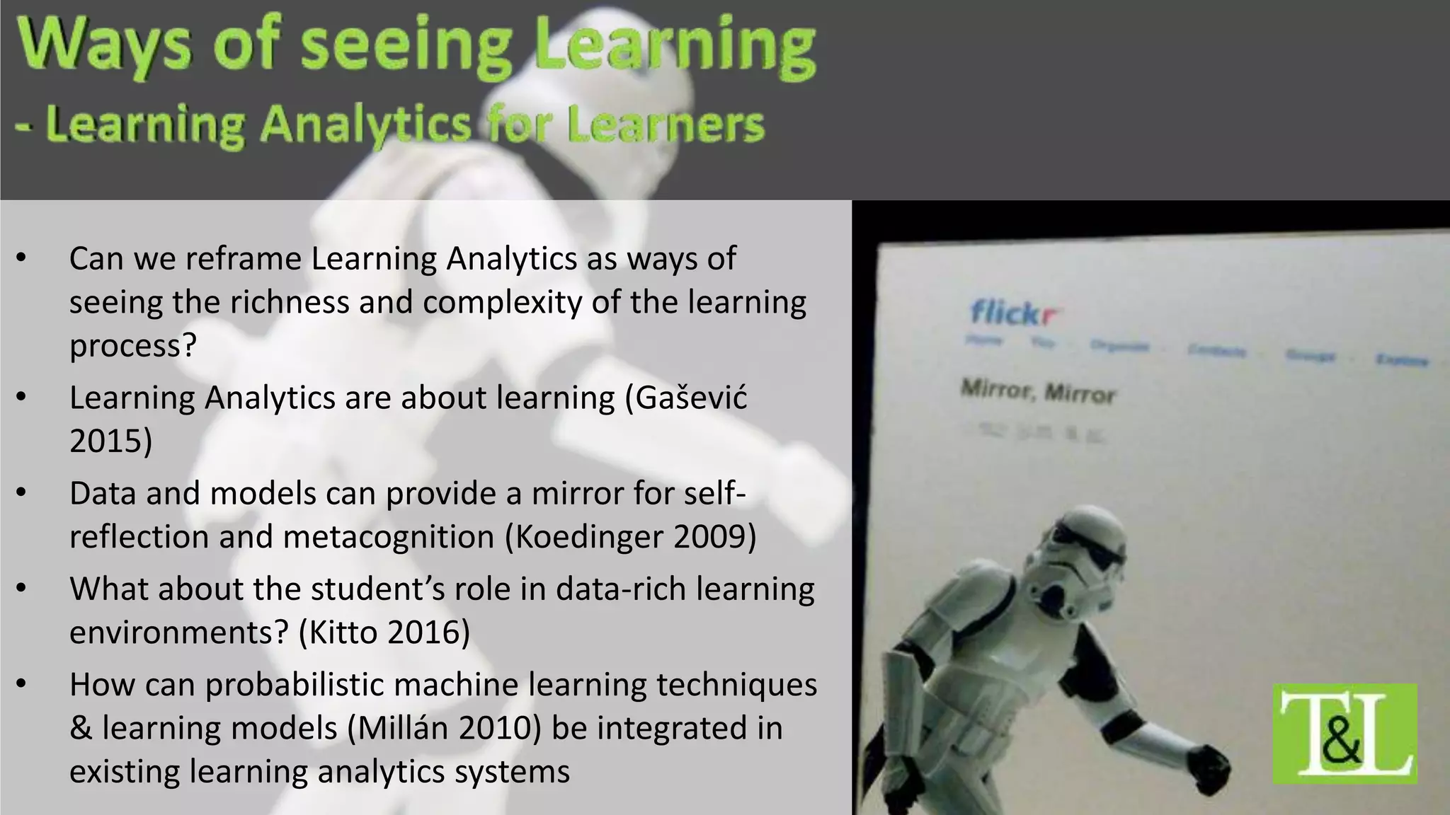 Ways of Seeing Learning - Learning Analytics for Learners | PPTX ...