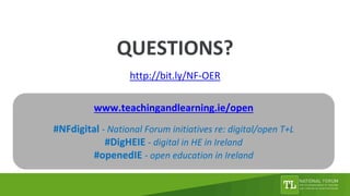 An Introduction to Open Educational Resources (OER) & Open Licensing | PPTX | Technology & Computing