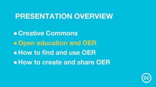 An Introduction to Open Educational Resources (OER) & Open Licensing | PPTX | Technology & Computing
