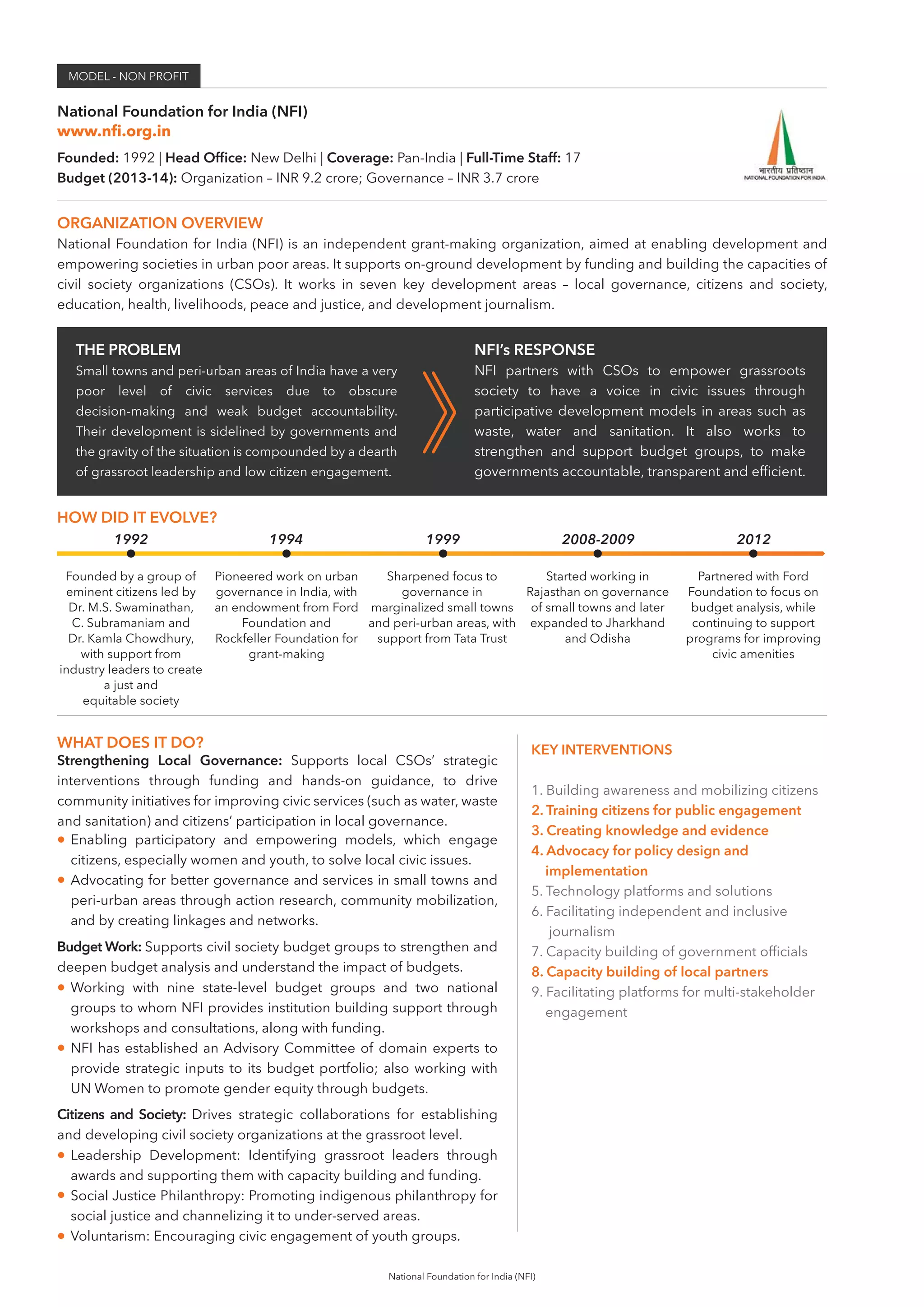 National foundation | PDF