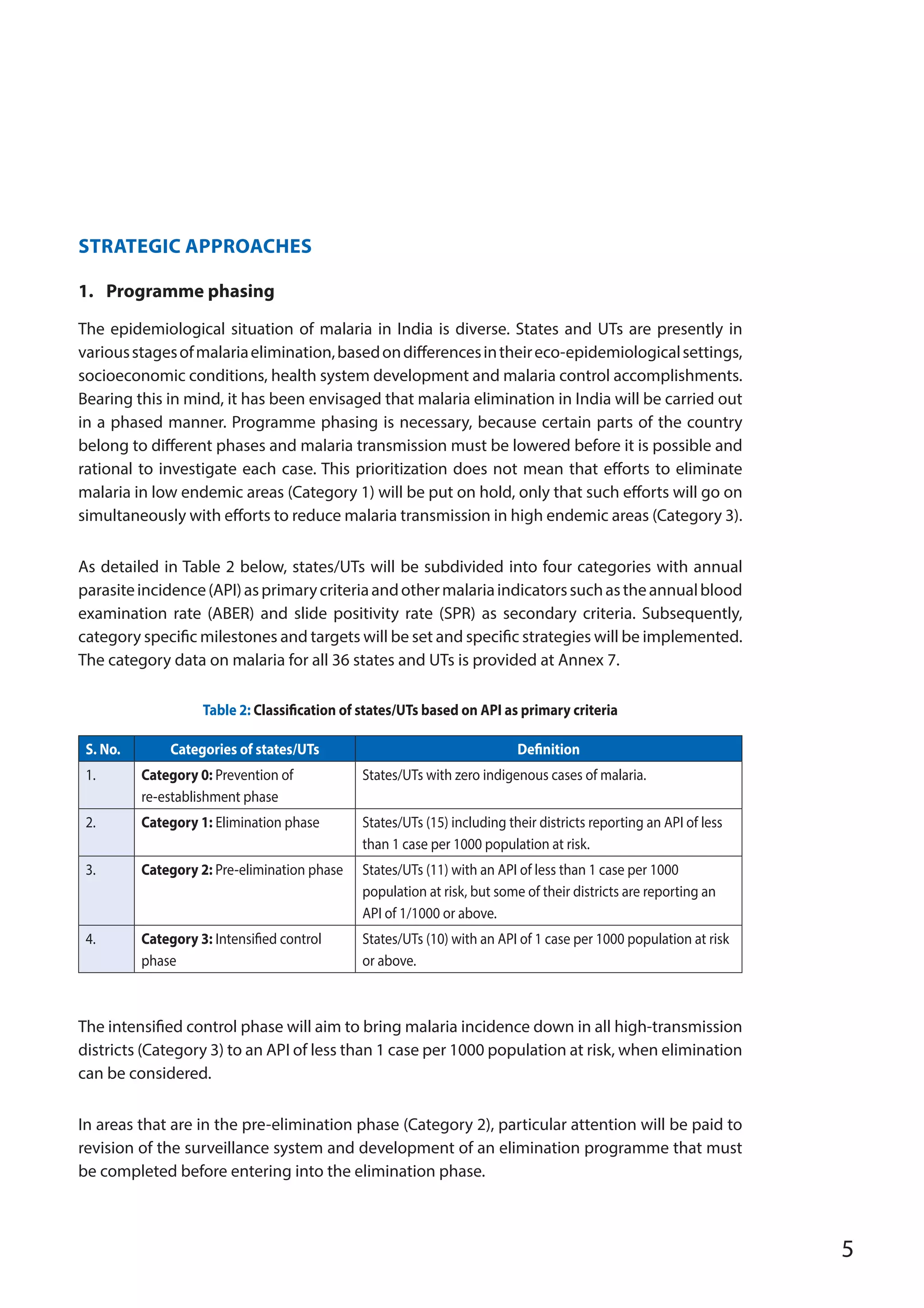 National framework malaria elimination india 2016 2030 | PDF
