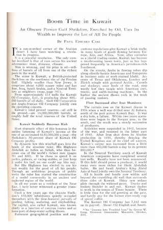 Old Kuwait - National Geographic Magazine - Dec 1952 issue | PDF